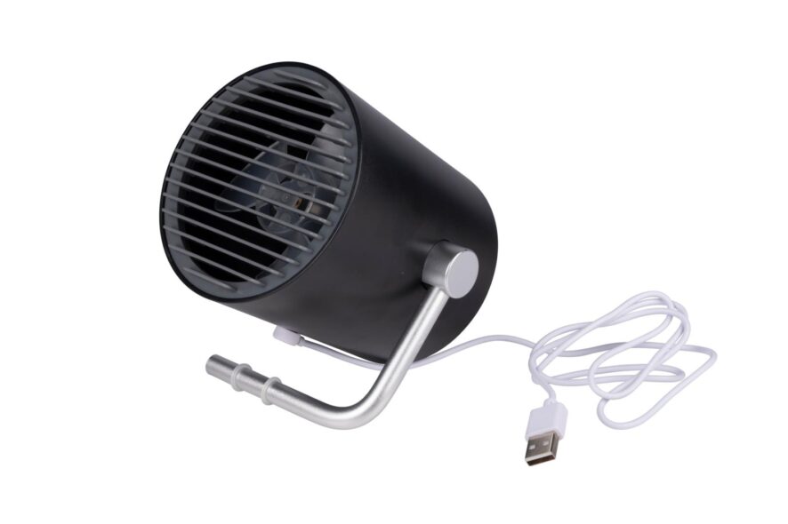 2 Mini ventilator usb zwart | KleurenKnutselen