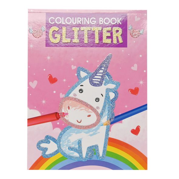 Glitter kleurboek Unicorn | KleurenKnutselen