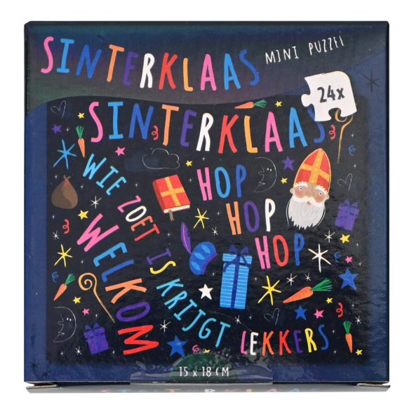 Mini puzzel Sinterklaas | KleurenKnutselen