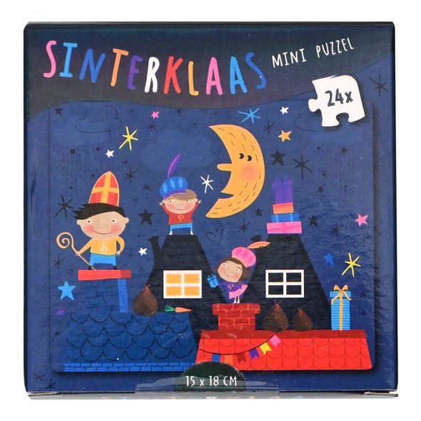Mini puzzel Sinterklaas | KleurenKnutselen