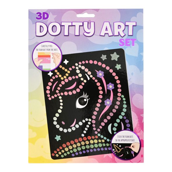 3D Dotty art Unicorn | KleurenKnutselen